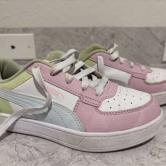 Puma | Shoes | Puma Pink And Green Sneakers For Everyday Comfort | Poshmark